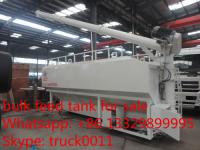 China high quality 45cbm feed transportation trailer for sale, CLW brand 20tons farm-oriented electronic system feed trailer for sale