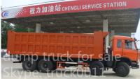 China hot sale dongfeng brand 8*4 LHD dump tipper truck, best price Dongfeng brand 8*4 LHD 30tons-40tons dump tipper truck for sale