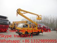China Hot sale high quality ISUZU 16m overhead working truck, Factory sale Isuzu 4*2 LHD 16m aerial working platform truck for sale