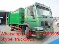 China SINO TRUK HOWO LHD/RHD garbage compactor truck for sales, Best price12cbm compacted garbage truck for sale for sale