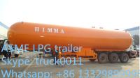 China Tanker vessel 57.1cbm semi trailer asme propene proplene tanker trailer 3 axle lpg semi trailer for sale for sale