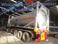 China LPG gas semitrailer for liquid ammonia for sale, factory direct sale bulk ammonia lpg gas trailer with cheapest price for sale