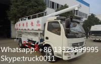 China Euro 3 dongfeng 120hp 4ton-5ton poultry feed delivery truck for sale, best price hydraulic 12m3 feed truck for sale for sale