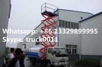 China hot sale dongfeng brand 14m aerial working platform truck with bucket, best price hydraulic aerial working bucket truck for sale