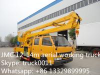 China competitive price 10m-24m overhead working truck, best price CLW Brand 12m-24m high altitude operation truck for sale for sale