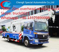 China Foton Auman  4*2 LHD 20m high altitude operation truck for sale,FOTON brand 20m overhead working platform truck for sale for sale