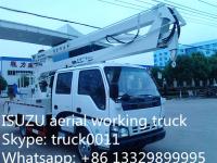 China hot sale best price Japanese ISUZU 14m-16m high altitude operation truck, ISUZU 4*2 LHD aerial working truck for sale for sale