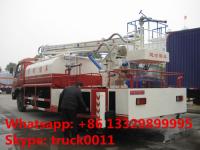 China Dongfeng Tianjin Water tank with hydraulic aerial working platform, high altitude operation truck with water tank for sale
