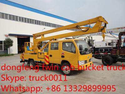 China factory sale best price Dongfeng duolika high altitude operation truck,dongfeng couble cab 12m-16m bucket truck for sale for sale