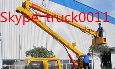 China Hot sale CLW brand Overhead working truck for maintenaining Street lights, CLW brand 12m-24m hydraulic bucket truck for sale