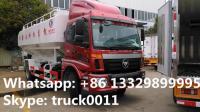 China hot sale electronic discharging poultry animal feed tank truck, best price farm-oriented feed transported truck for sale for sale