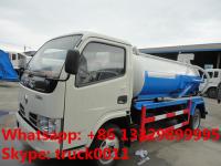 China dongfeng duolika 4*2 LHD 120hp sludge tank truck for sale, best price China good price vacuum sewage suction truck for sale