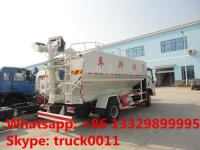 China Euro 4 120hp CLW5110ZSLD4 animal bulk feed delivery truck for sale, 10-14m3 farm-oriented livestock animal feed truck for sale