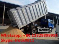 China factory direct sale 18m3 self-discharging bulk grains farm truck, best price food grains transfering truck for sale for sale