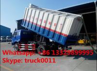China bulk grains suction and delivery truck with factory price, forland self-sucking grains transported van truck for sale for sale