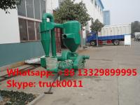 China 18cubic meters bulk grains farm delivery truck for sale, best price bulk grains self-sucking discharging van truck for sale