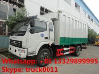 China 18cubic meters bulk grains farm delivery truck for sale, best price bulk grains self-sucking discharging van truck for sale