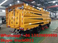 China dongfeng 4*2 LHD 120Hp diesel street sweeper truck with factory price, hot sale best price dongfeng road sweeping truck for sale