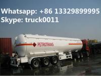 China hot sale ASME standard 49600L 3 axles lpg gas trailer for sale, 49.6cbm lpg gas propane tank semitrailer for sale for sale