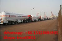 China hot sale ASME standard 49600L 3 axles lpg gas trailer for sale, 49.6cbm lpg gas propane tank semitrailer for sale for sale