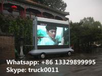China outdoor mobile LED displays screen advertising billboard trailer for sale, led trailer for sale