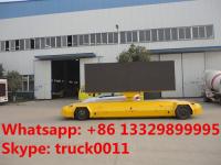 China outdoor mobile LED displays screen advertising billboard trailer for sale, led trailer for sale