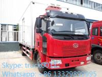 China China good quality refrigerated truck with meat hooks for sale, factory sale refrigerator truck for frozen meats for sale