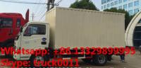 China dongfeng 5 ton van truck with cooling unit for sale, high quality CLW brand 3tons-5tons refrigerator truck for sale for sale