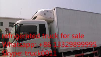 China hot sale dongfeng tianjin 180hp/190hp refrigerator truck, best price dongfeng brand 15tons cold room truck for sale for sale