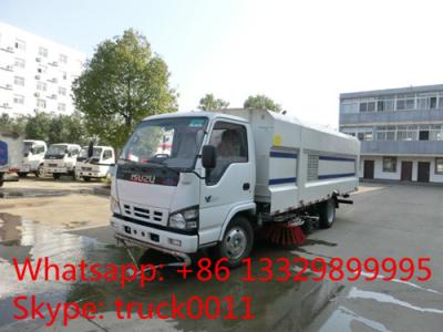 China ISUZU street sweeper washer vehicle for sale, ISUZU road cleaning truck for sale, ISUZU road sweeper truck for sale