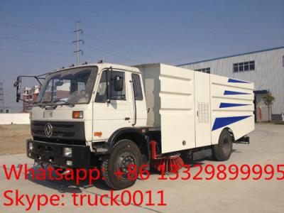China Cummins 170hp road sweeper for sale, street sweeping vehicle with factory price, for sale
