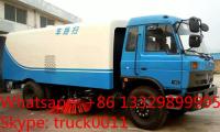 China Cummins 170hp road sweeper for sale, street sweeping vehicle with factory price, for sale