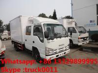 China hot sale Japane Brand 4*2 ISUZU 5ton cold room truck, best price ISUZU brand LHD 3tons-5tons refrigerated truck for sale for sale