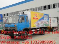 China 4*4 off road all wheels drive cold room truck, dongfeng 4 wheels driving refrigerated truck for pork and beet for sale for sale