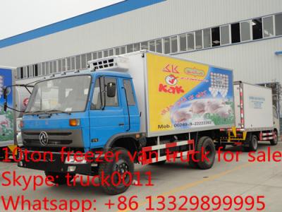 China 4*4 off road all wheels drive cold room truck, dongfeng 4 wheels driving refrigerated truck for pork and beet for sale for sale