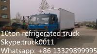 China 4*4 off road all wheels drive cold room truck, dongfeng 4 wheels driving refrigerated truck for pork and beet for sale for sale