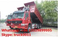 China Euro 2 howo 6*4 RHD 336hp diesel engine dump tipper truck for sale, best price HOWO RHD 40tons for sale