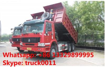 China Euro 2 howo 6*4 RHD 336hp diesel engine dump tipper truck for sale, best price HOWO RHD 40tons for sale