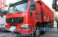 China Euro 2 howo 6*4 RHD 336hp diesel engine dump tipper truck for sale, best price HOWO RHD 40tons for sale