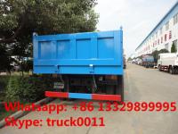 China Cummins 190hp dongfeng brand 10tons dump truck for sale, factory sale best price dongfeng 153 LHD 4*2 dump tipper truck for sale