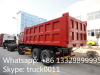 China Euro 3 dongfeng 210hp dump tipper truck for sale, factory sale best price Cummins 210hp engine dump tipper truck for sale