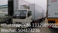 China CLW brand 3tons refrigeratated truck with meat hooks for sale, best price 3-5tons cold room truck for fresh meat/beef for sale
