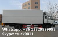 China 4x2 dongfeng 8 ton to 15 ton refrigerated van, hot sale best price Cummins 170hp dongfeng brand refrigerated truck for sale