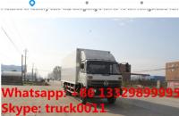 China 4x2 dongfeng 8 ton to 15 ton refrigerated van, hot sale best price Cummins 170hp dongfeng brand refrigerated truck for sale