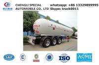 China ASME standard 57.1m3 CH2 propene gas tank trailer, 24.5ton propylene CH2 semitrailer propylene tank trailer for sale for sale