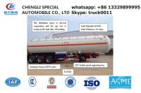 China ASME standard 57.1m3 CH2 propene gas tank trailer, 24.5ton propylene CH2 semitrailer propylene tank trailer for sale for sale