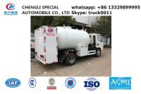 China factory sale CLW brand 5500L propane gas dispensing truck for refillin home gas cylinders, CLW brand mini lpg gas tank for sale