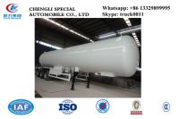 China CLW brand ASME standard LPG tank trailer 40500~59520L for sale, factory sale best price ASME LPG gas tanker trailer for sale