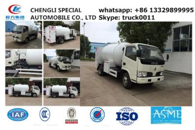 China CLW brand mobile lpg gas filling truck for gas cylinder, factory direct sale best price lpg propane gas refilling truck for sale