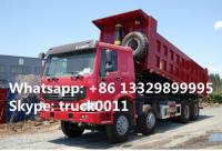 China factory direrct sale price howo 8*4 40ton sand dump truck, SINO TRUK HOWO brand 40tons RHD dump truck for sale for sale